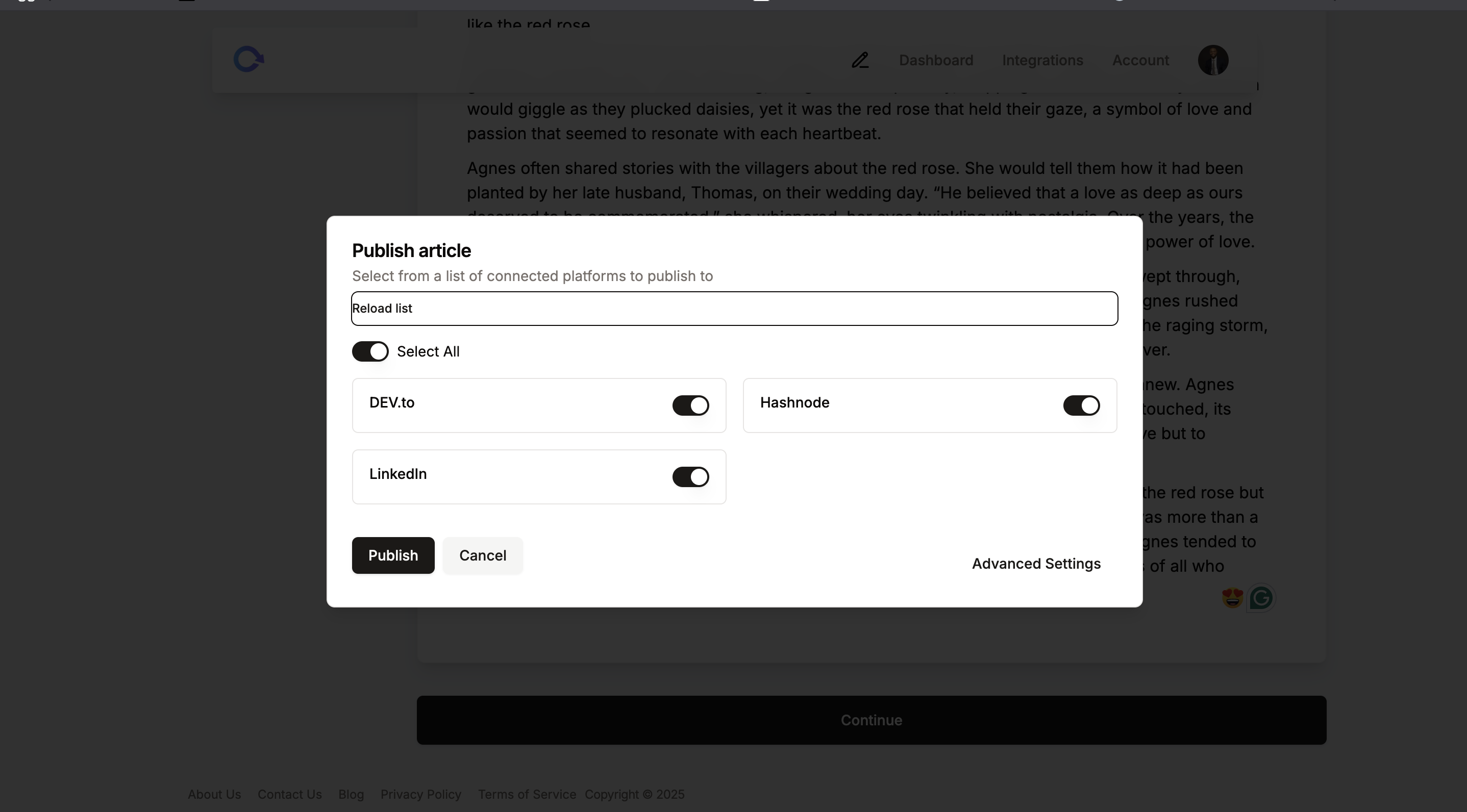 Crosspost - Write once, publish everywhere.